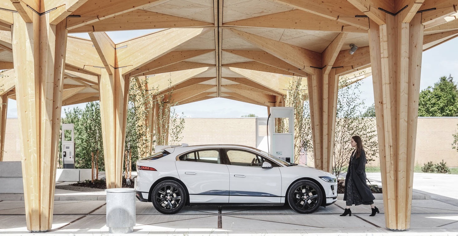 Cobe Reimagines the Gas Station for Electric Vehicles