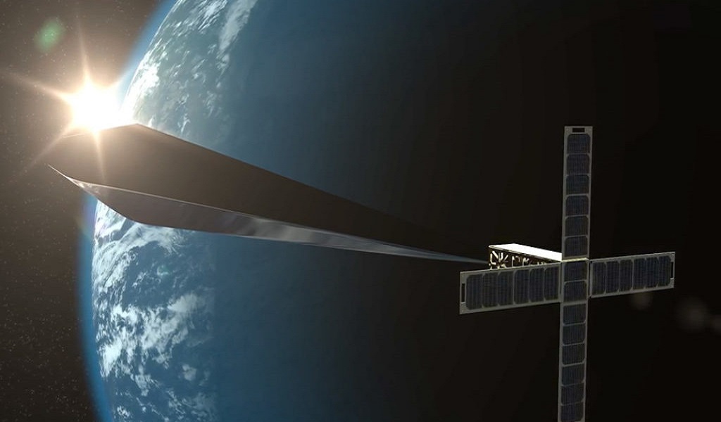Reflective Satellite Sculpture Has Launched into Space