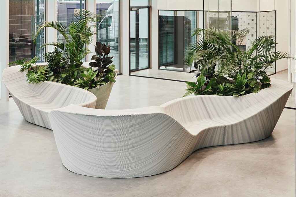 This 3D Printed Bench Is Made of Recycled Plastic