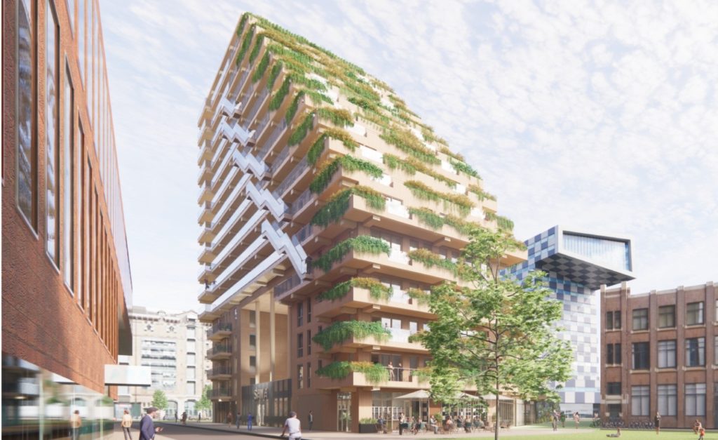 This Residential Building Is Made Entirely of Wood